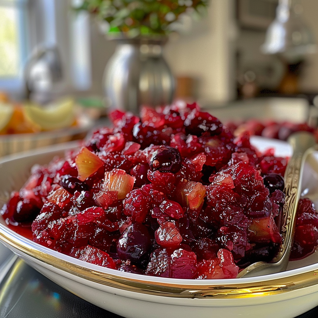 Festive Cranberry and Pineapple Relish