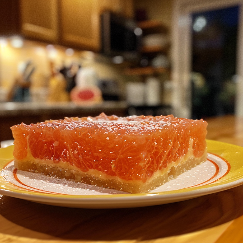 Refreshing Pink Grapefruit Bars
